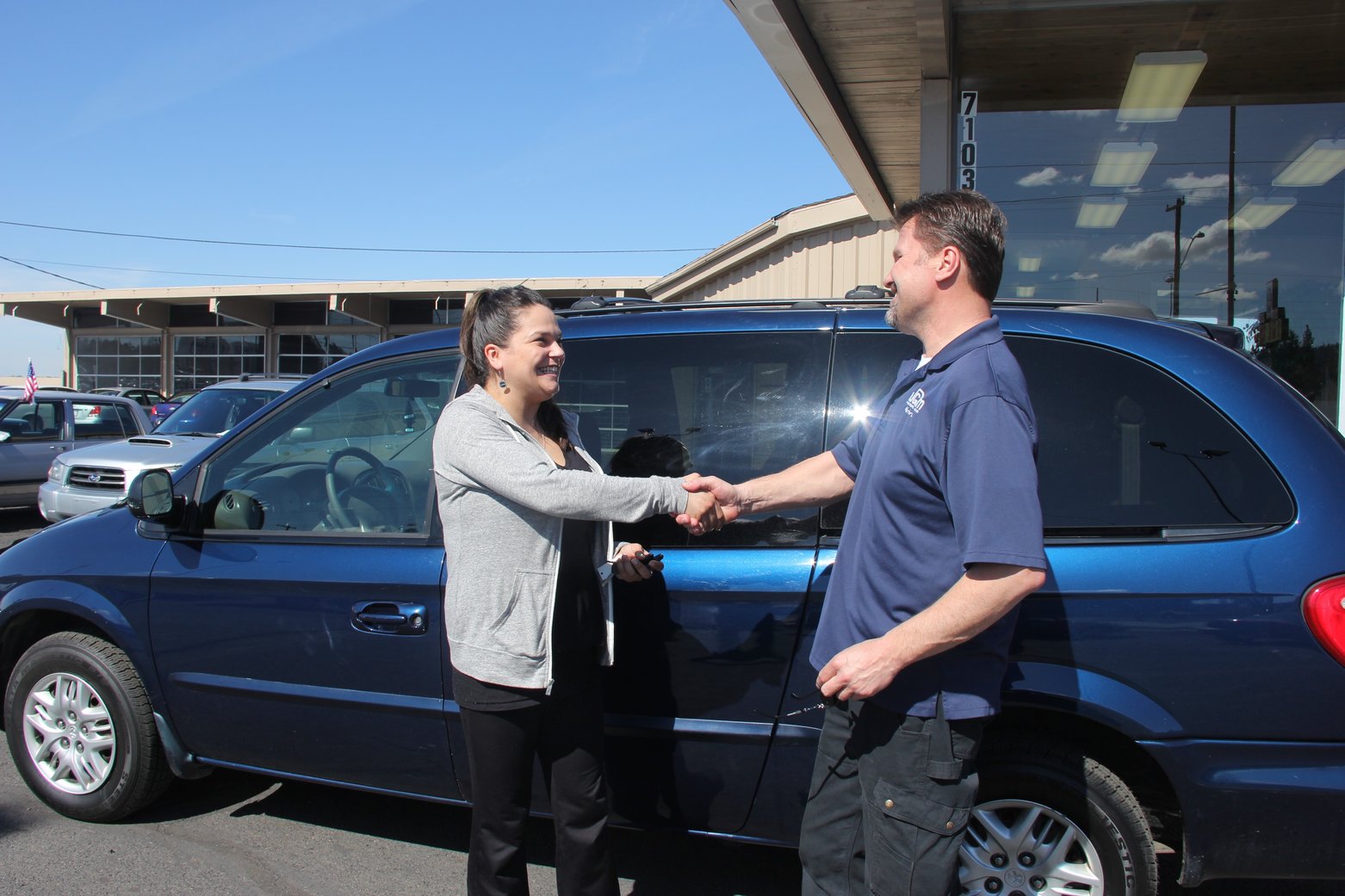 Tricia found a van at UGM Motors!